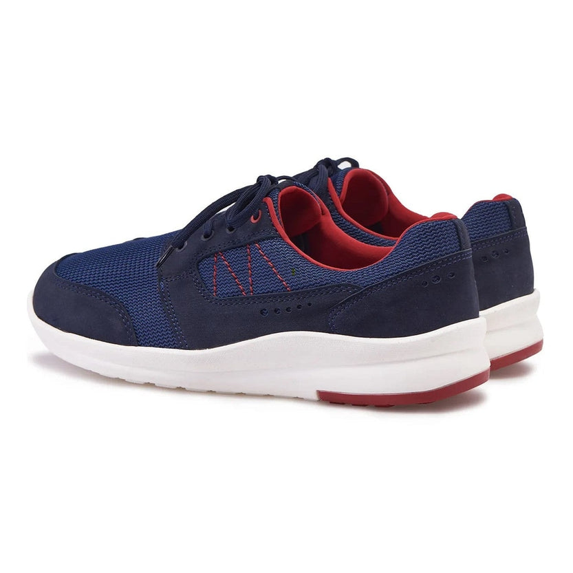 Cosyfeet Vasco- Mens Extra Wide Sports Trainer - Navy — Wide Shoes