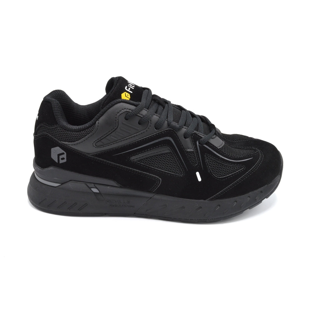 FitVille Rebound Trainer - 6E -Extra Wide Fitting - Jet Black – Wide Shoes