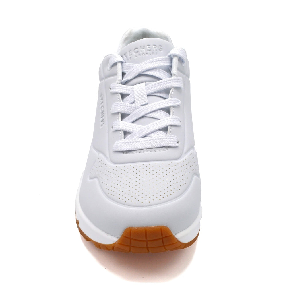 Skechers Wide Fit Ladies Trainers - White — Wide Shoes