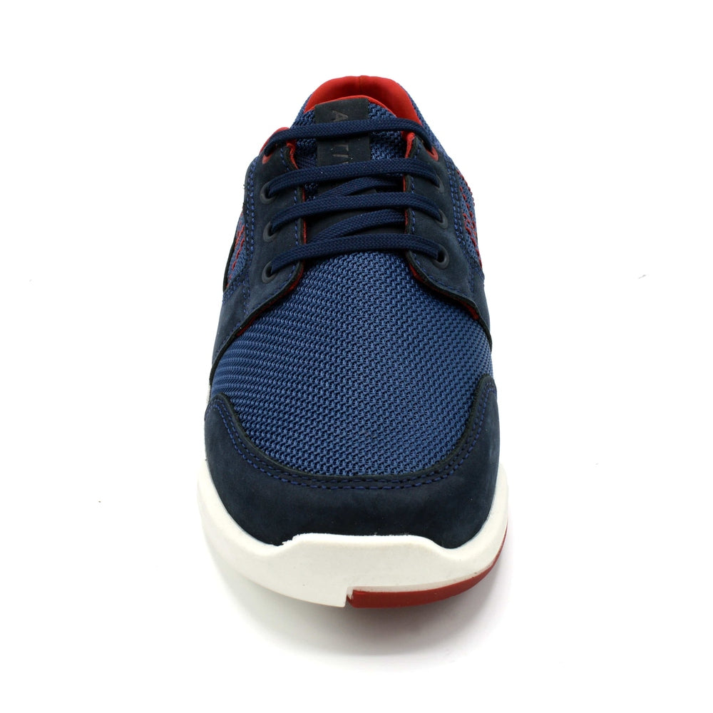 Cosyfeet Vasco- Mens Extra Wide Sports Trainer - Navy — Wide Shoes