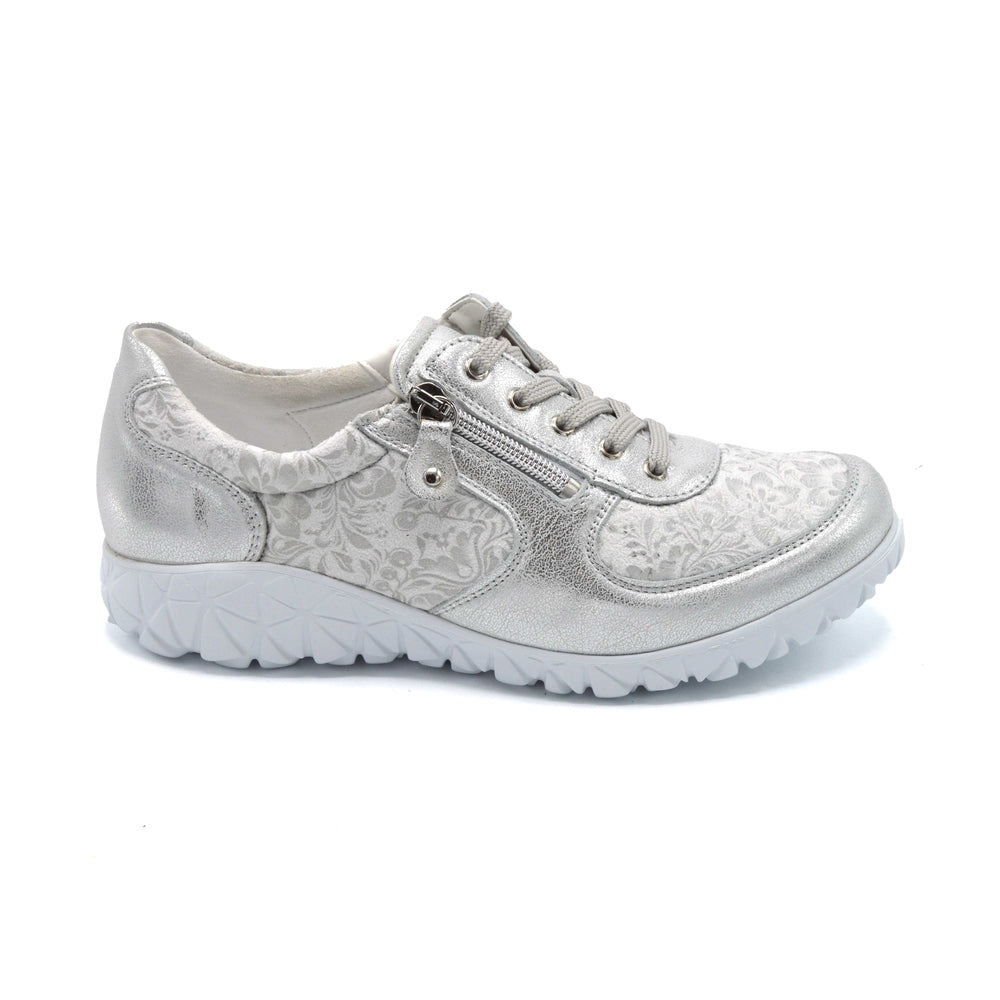 Waldlaufer Jasmin - Ladies Extra Wide Summer Trainer - White – Wide Shoes