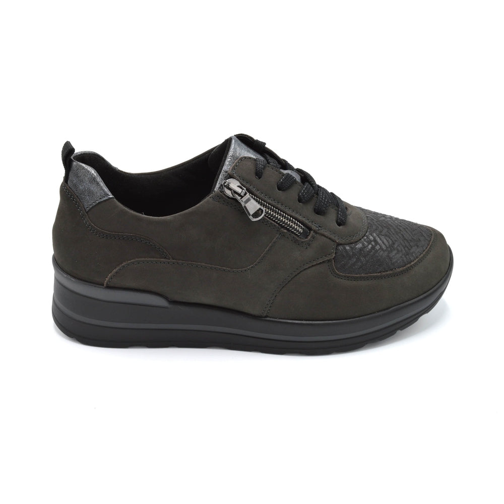 Waldlaufer Sarah - Ladies Extra Wide Summer Trainer - Chocolate – Wide ...