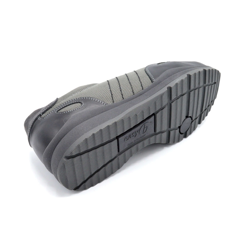 DB Dawson - Mens Extra Wide Trainer- 6V(6E-8E) Fitting - Grey/Black ...