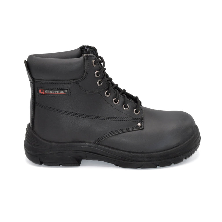 Grafters - Men's Wide Fitting Safety Boots | Fast UK Delivery — Wide Shoes